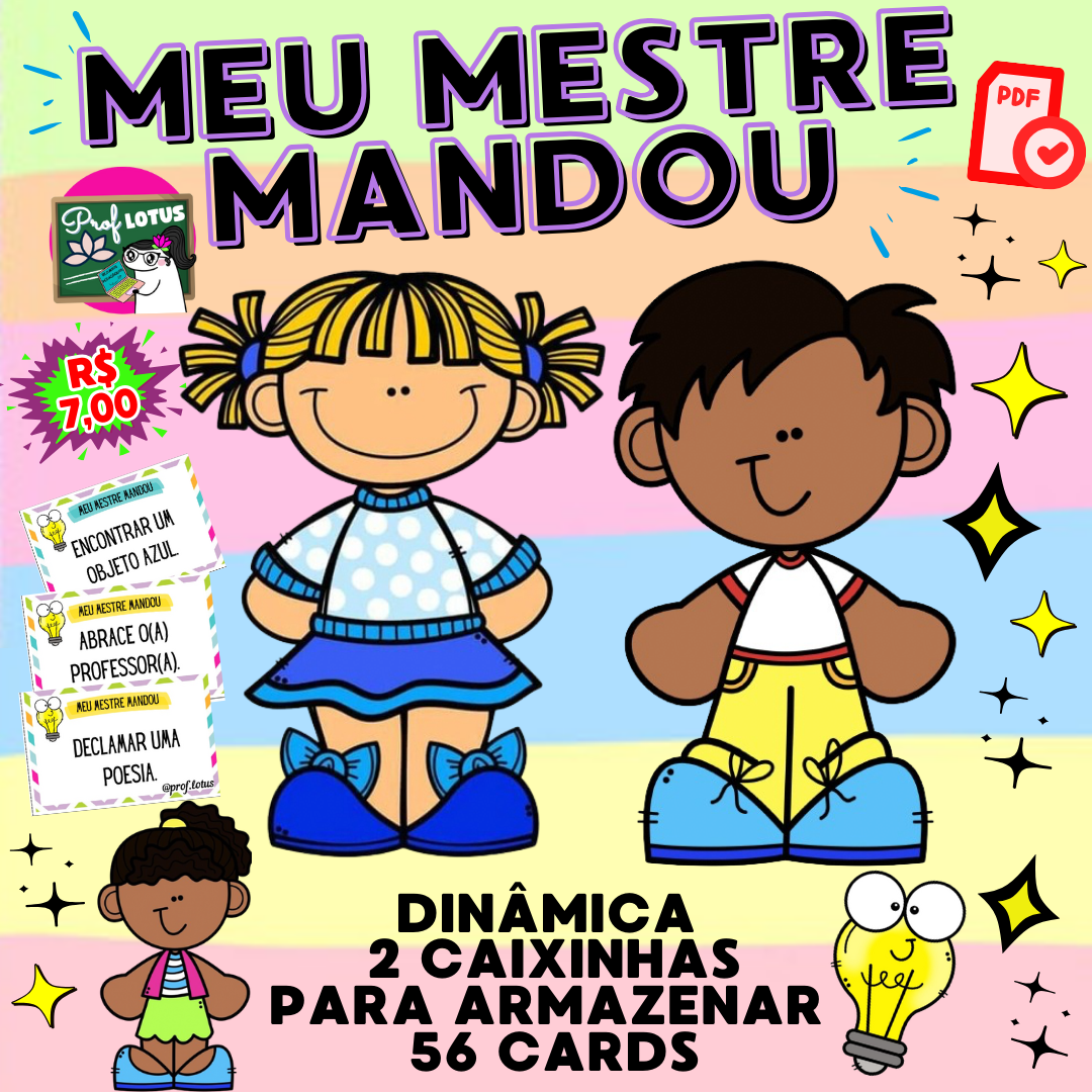 MEU MESTRE MANDOU – Prof Lotus – Recursos Pedagógicos
