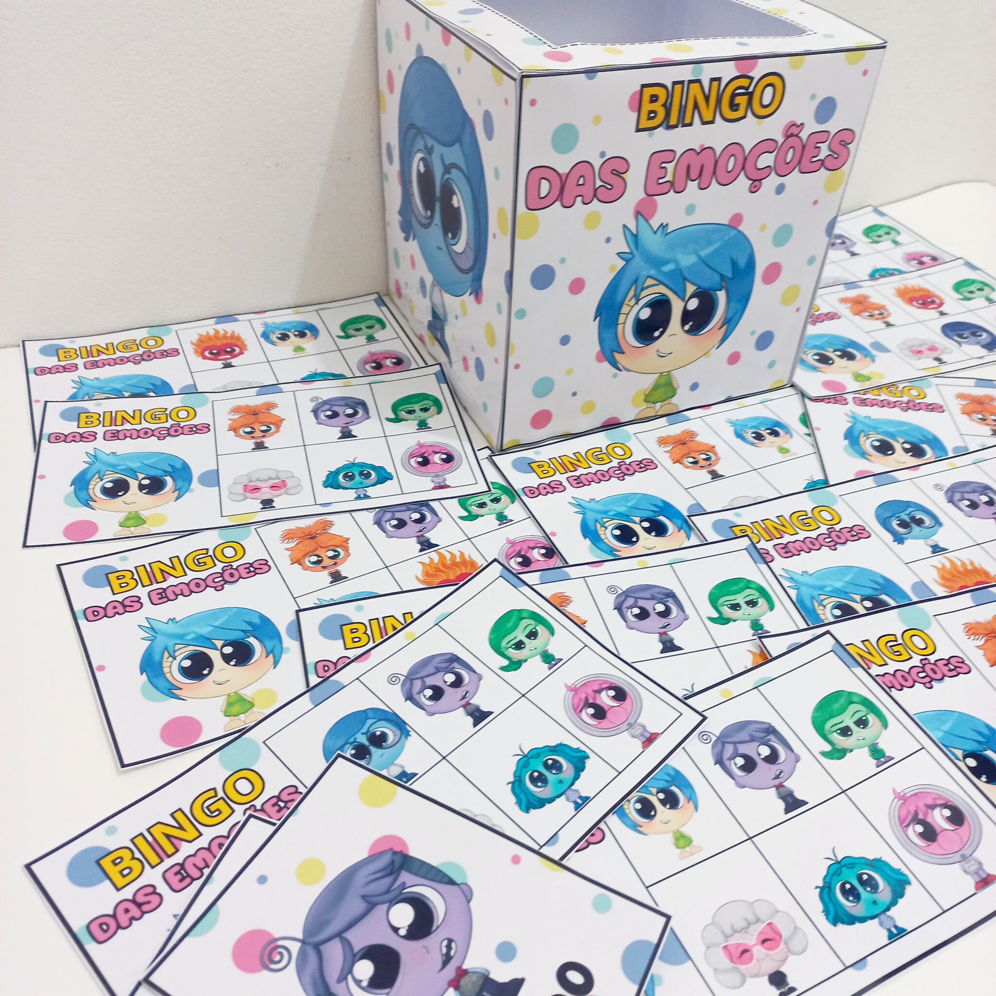 BINGO DAS EMOÇÕES DIVERTIDAMENTE – Prof Lotus – Recursos Pedagógicos