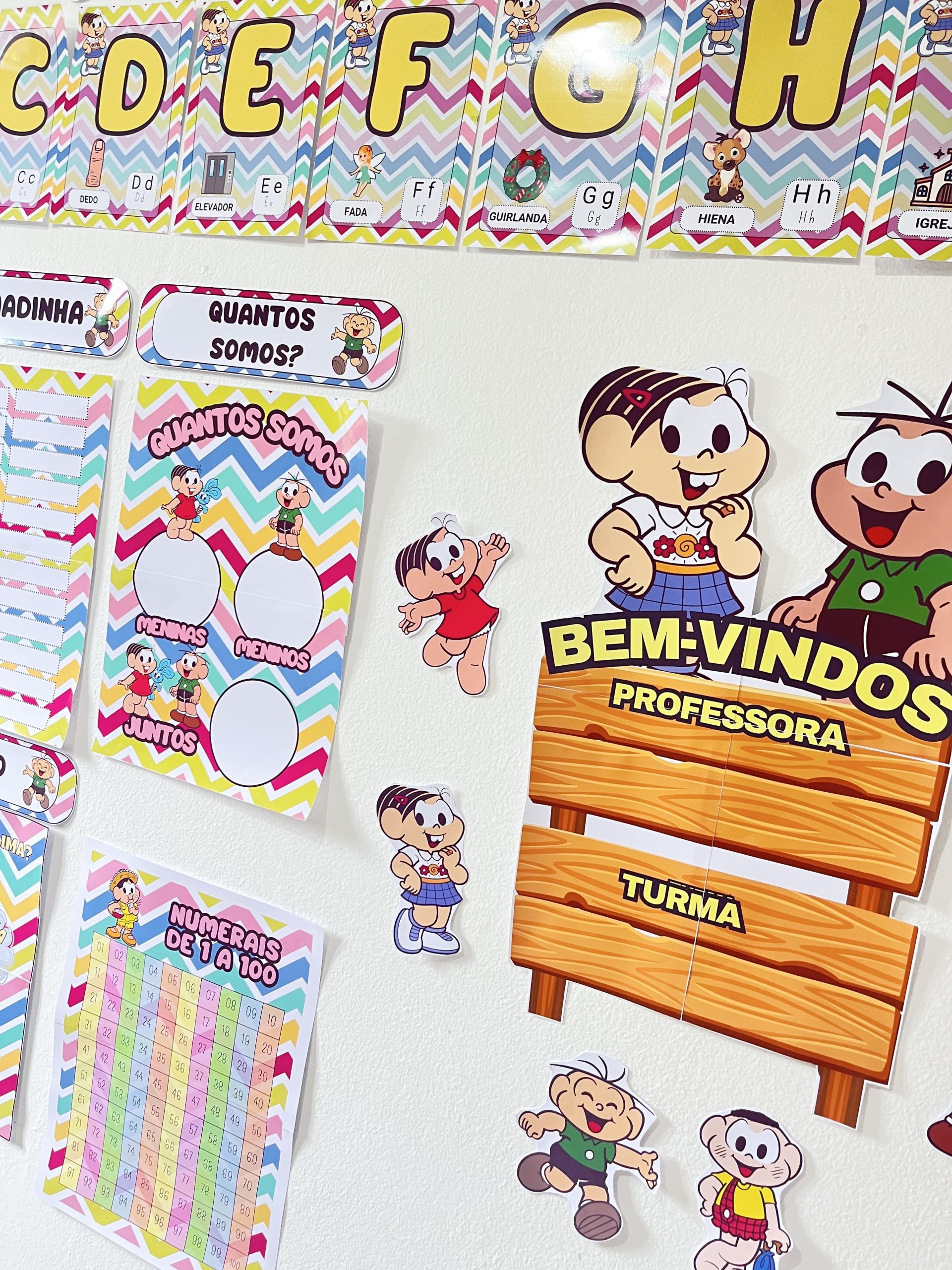 KIT SALA TURMA DA MÔNICA – Prof Lotus – Recursos Pedagógicos