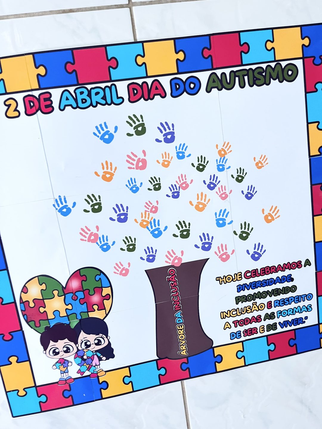 PAINEL DIA DO AUTISMO – ÁRVORE DA INCLUSÃO – Prof Lotus – Recursos ...